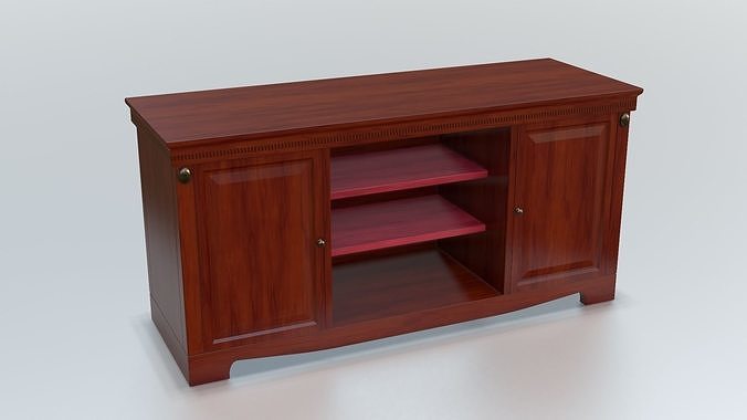3D model Furniture TV Stands Traditional VR / AR / low-poly | CGTrader