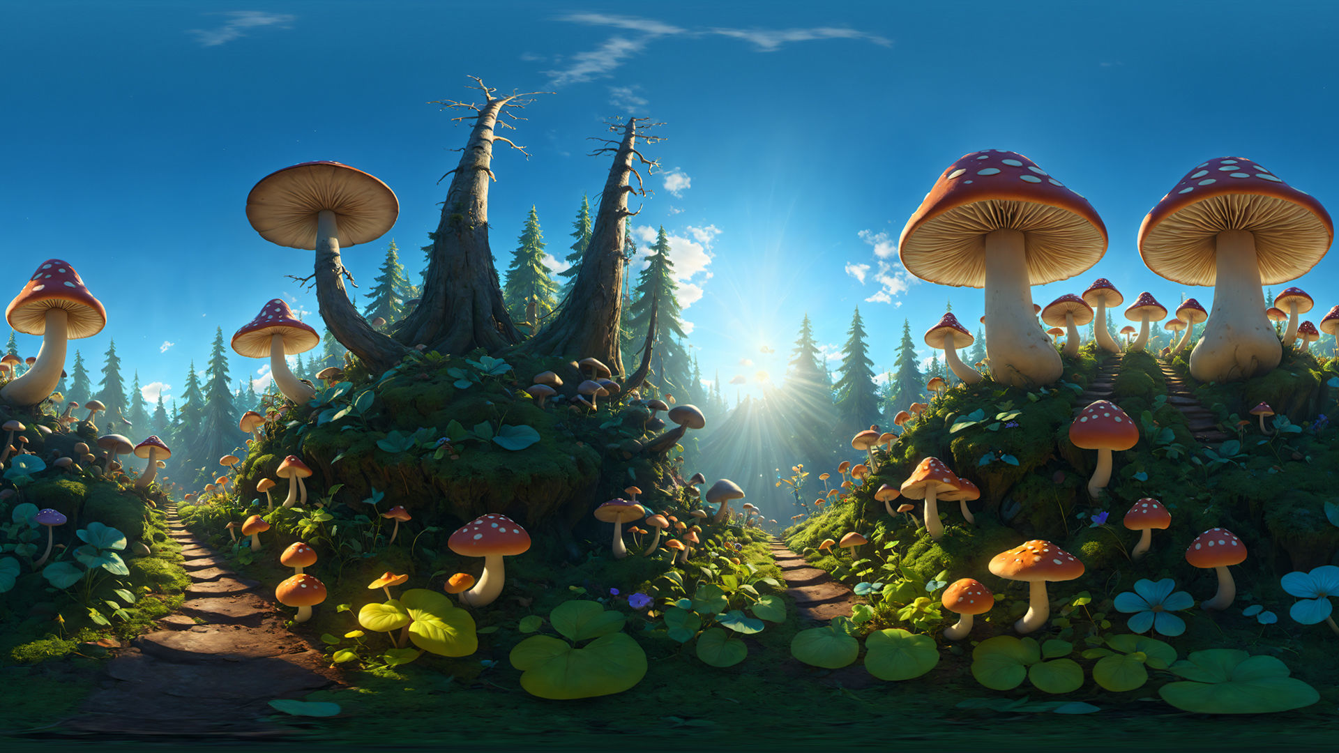 3D model HDRI Ultimate Fantasy Panoramas VR / AR / low-poly | CGTrader