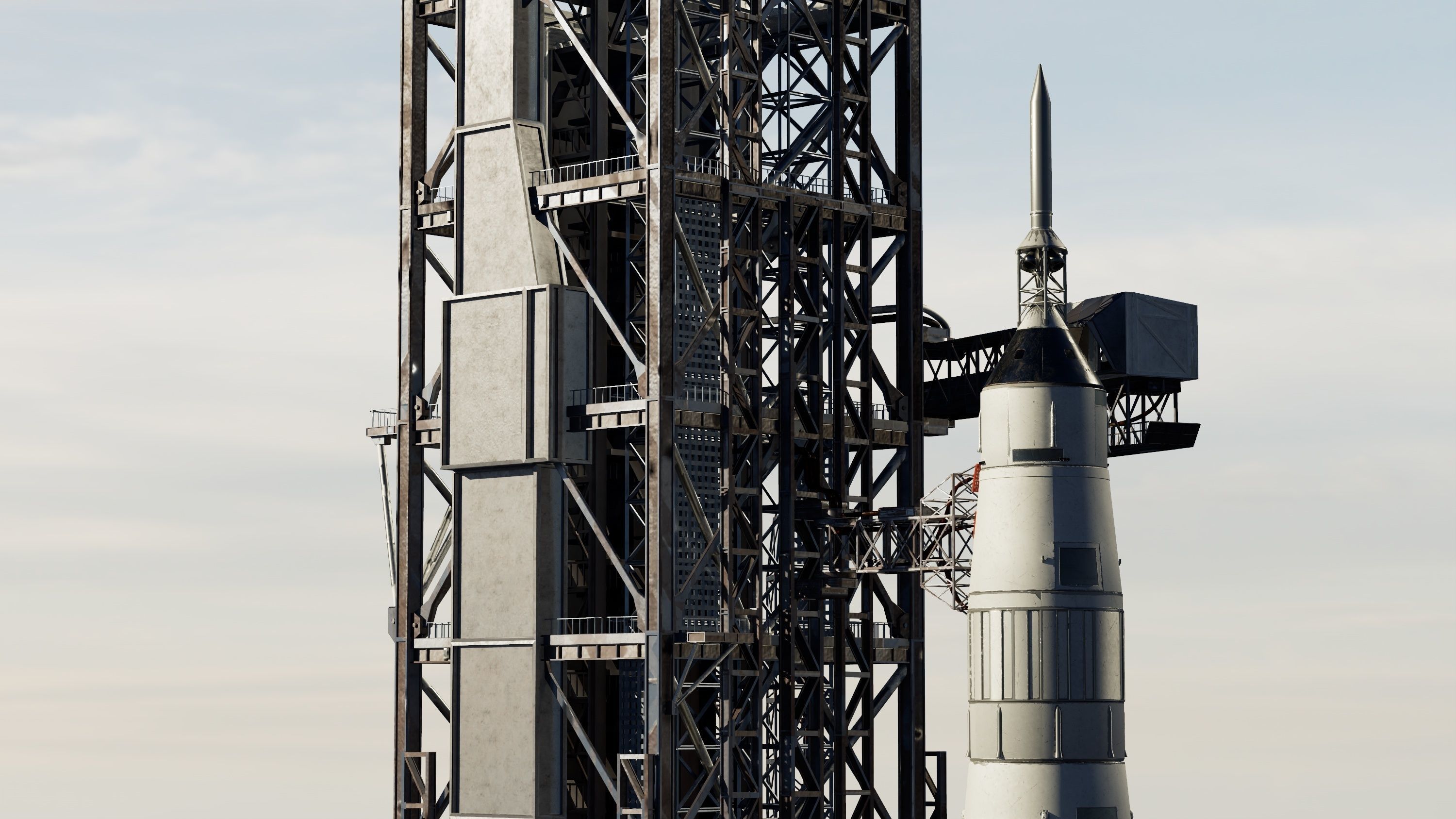 VNSC Rocket Launch Site 3D model | CGTrader