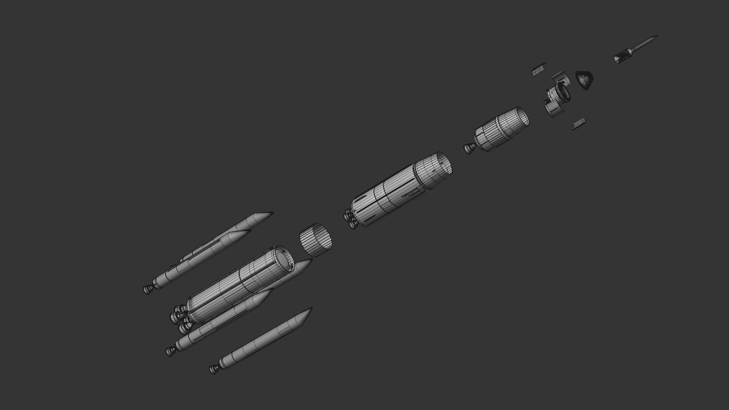 VNSC Rocket Launch Site 3D model | CGTrader