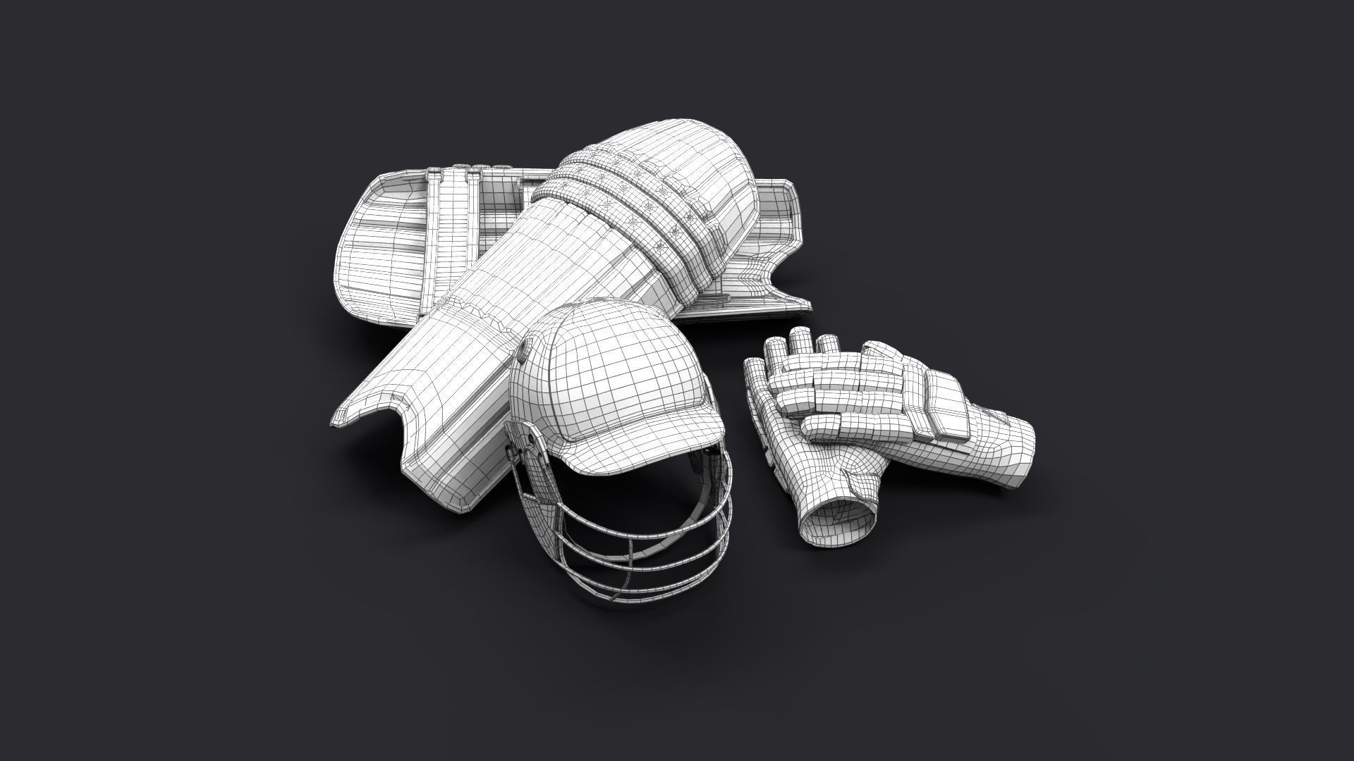 Cricket assets 3D model | CGTrader