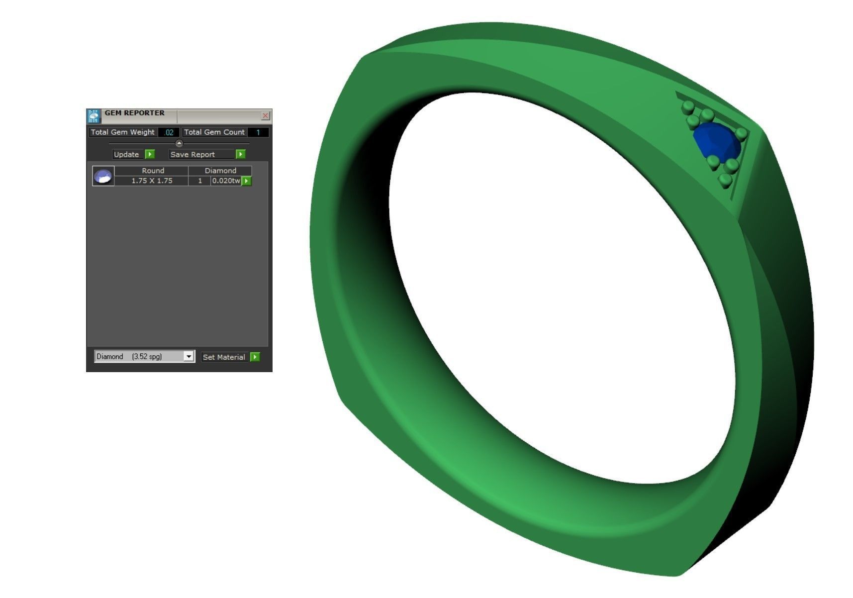 Wedding ring 3D model 3D printable | CGTrader