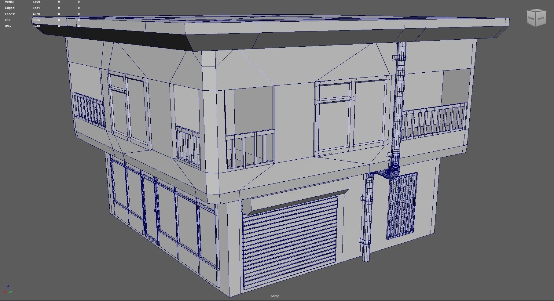 3D model Small Town Building 4 VR / AR / low-poly | CGTrader