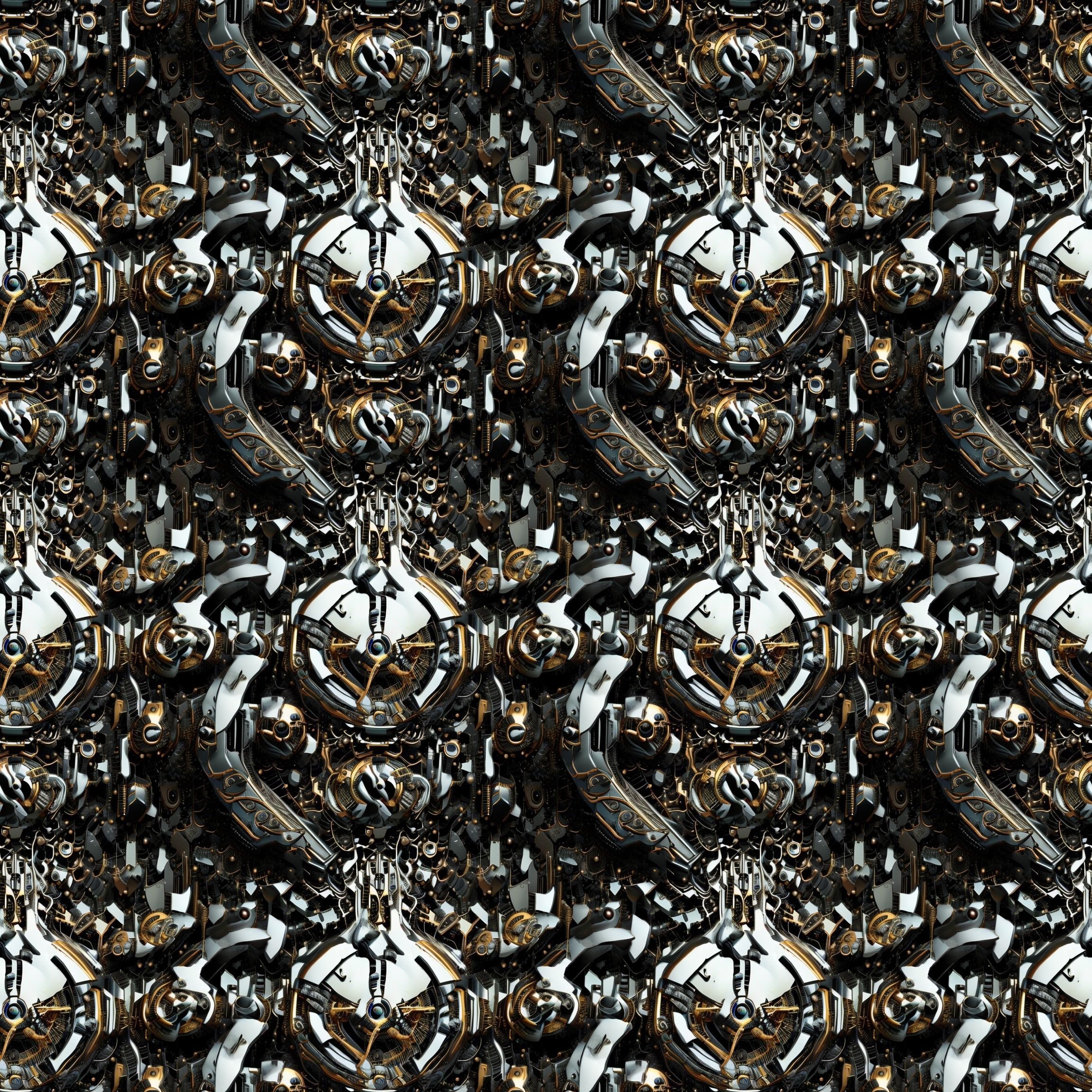 20 Seamless Sci-fi Patterns - Alien Ornate Texture | CGTrader