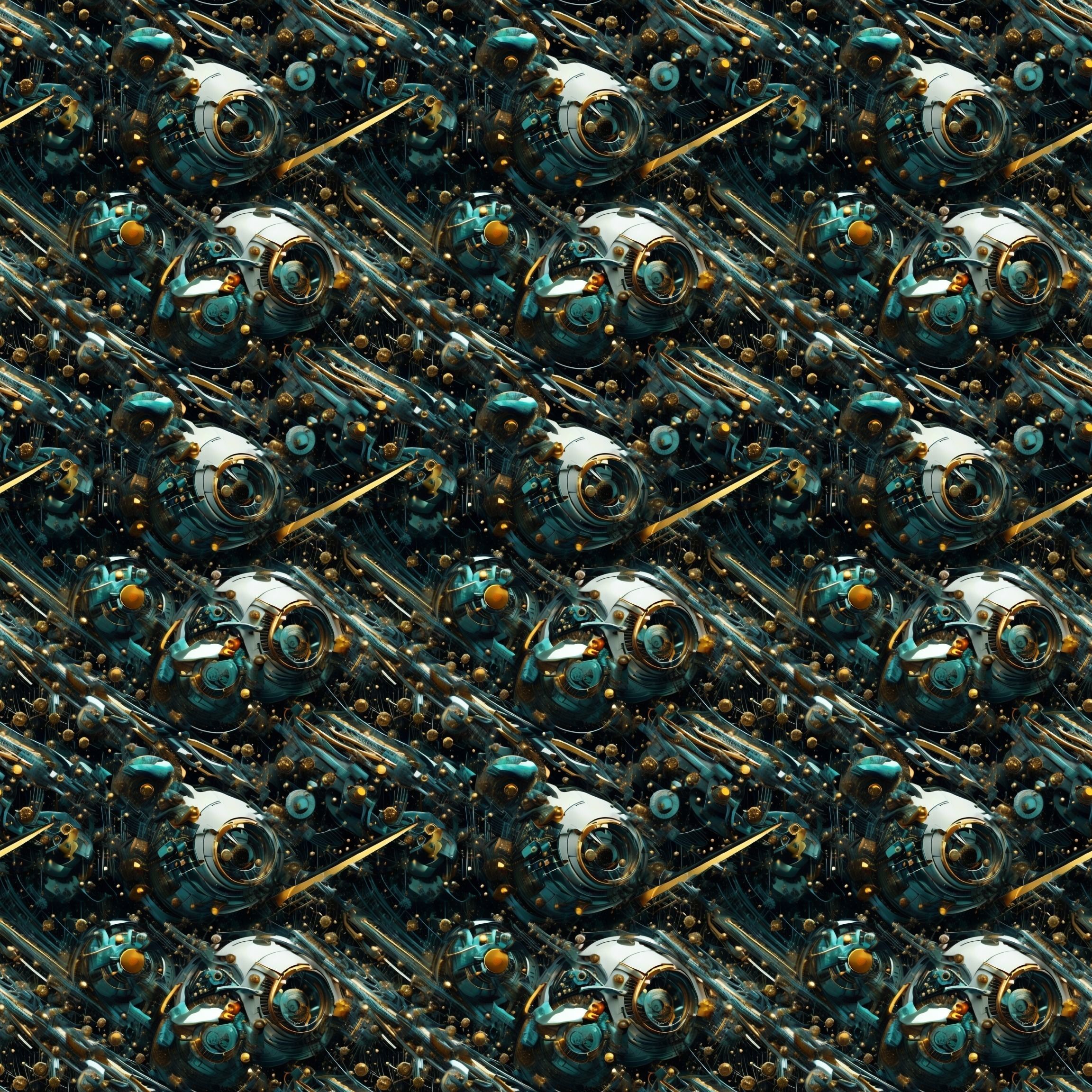 20 Seamless Sci-fi Patterns - Alien Ornate Texture | CGTrader