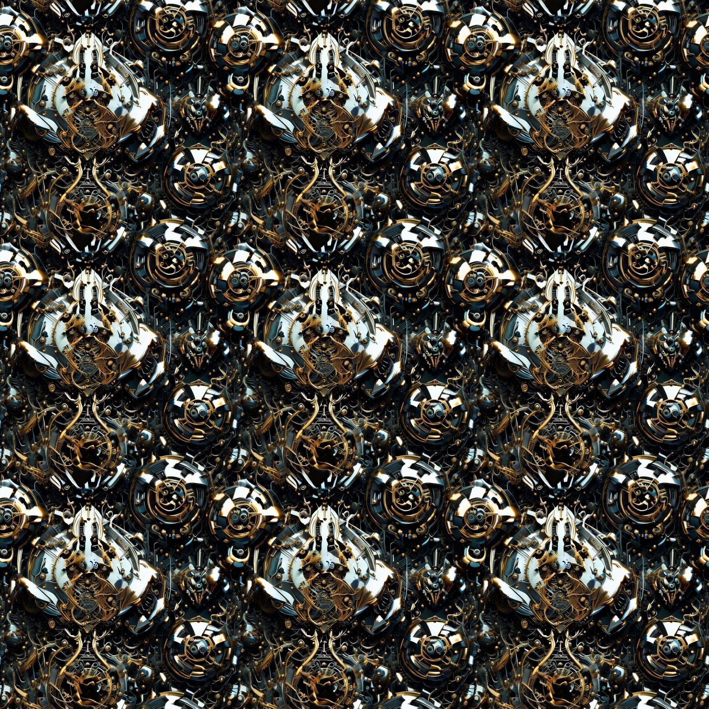 20 Seamless Sci-fi Patterns - Alien Ornate Texture | CGTrader