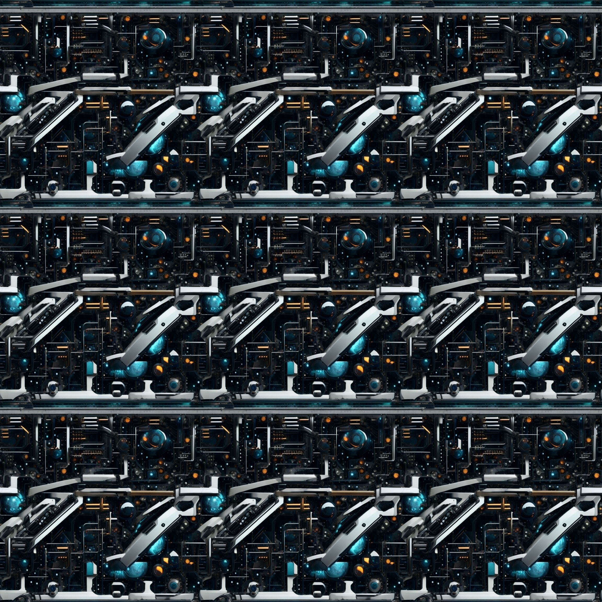 20 Seamless Sci-fi Patterns - Flat Circuit Texture Texture | CGTrader