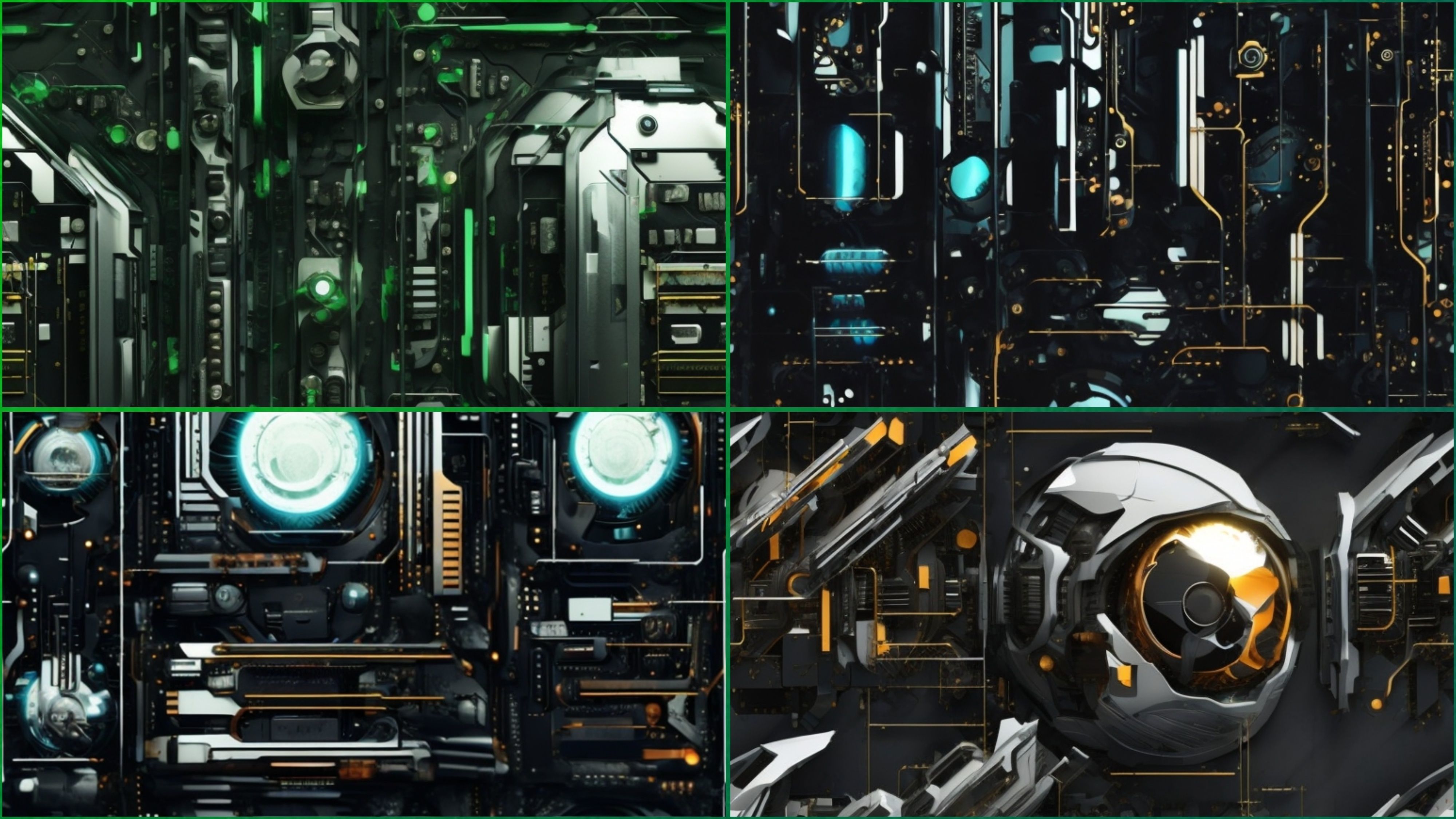 20 Seamless Sci-fi Patterns - Flat Circuit Texture Texture | CGTrader