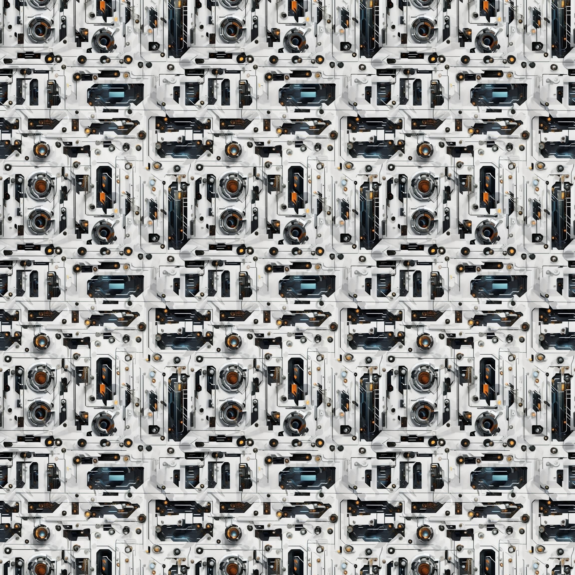 20 Seamless Sci-fi Patterns - Modular Texture Texture | CGTrader