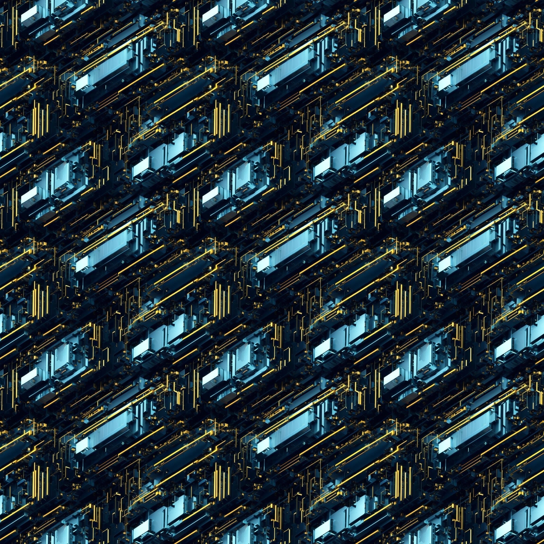 20 Seamless Sci-fi Patterns - Stippled Circuitry Texture Texture | CGTrader