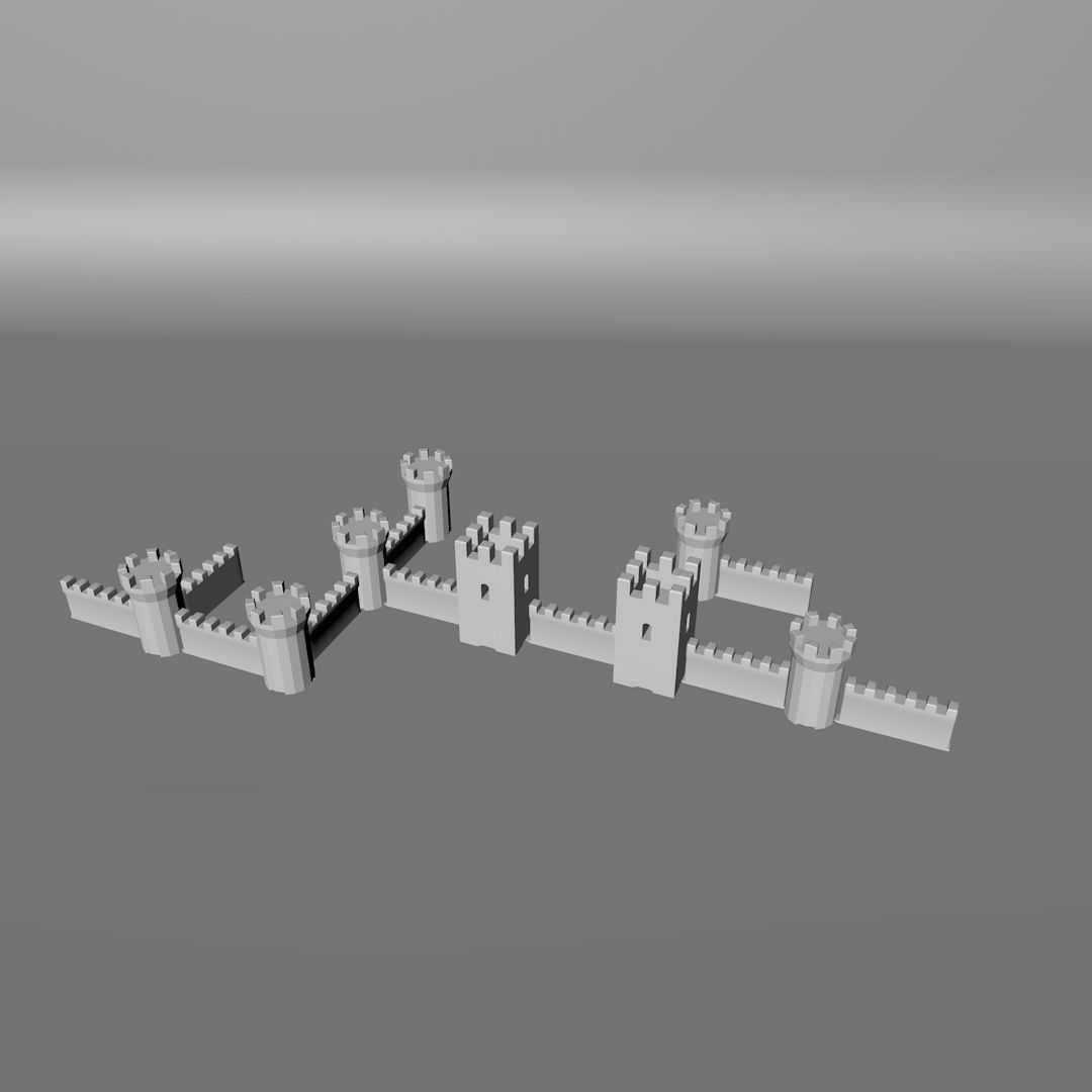 Articulated Castle 3D model 3D printable | CGTrader
