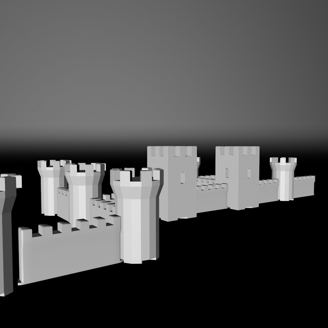 Articulated Castle 3D model 3D printable | CGTrader