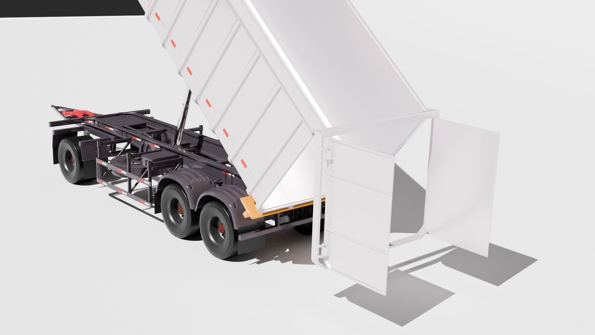 roll on roll off trailer 3D model | CGTrader