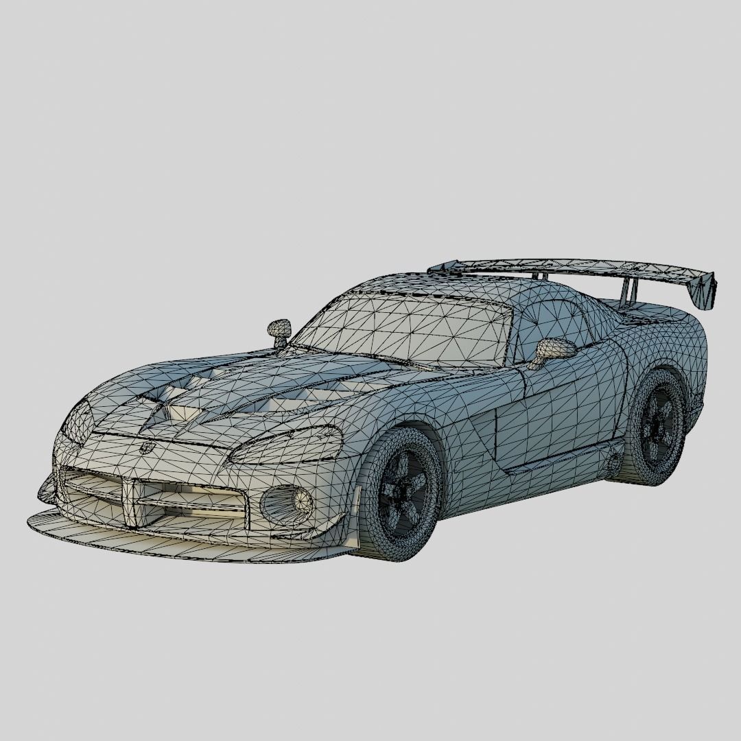 3D model Dodge Viper SRT10 ACR 2008 VR / AR / low-poly | CGTrader