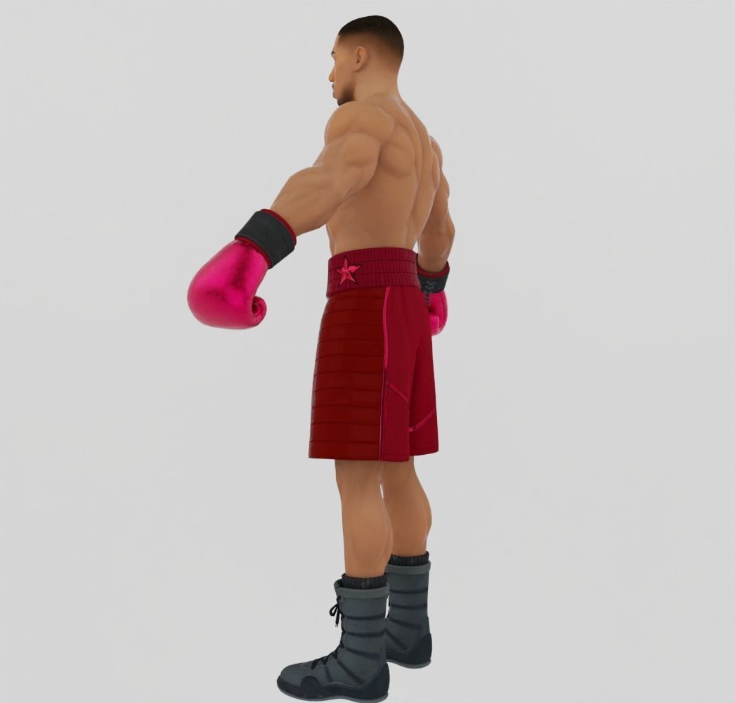 Adonis Creed Lowpoly RIgged free VR / AR / low-poly 3D model rigged ...