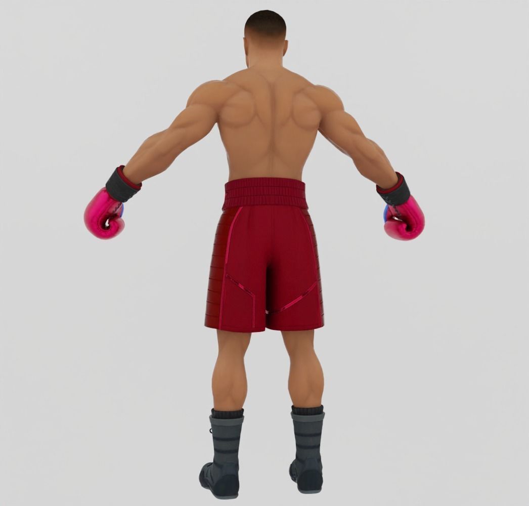 Adonis Creed Lowpoly RIgged free VR / AR / low-poly 3D model rigged ...