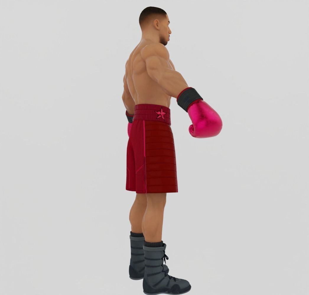 Adonis Creed Lowpoly RIgged free VR / AR / low-poly 3D model rigged ...