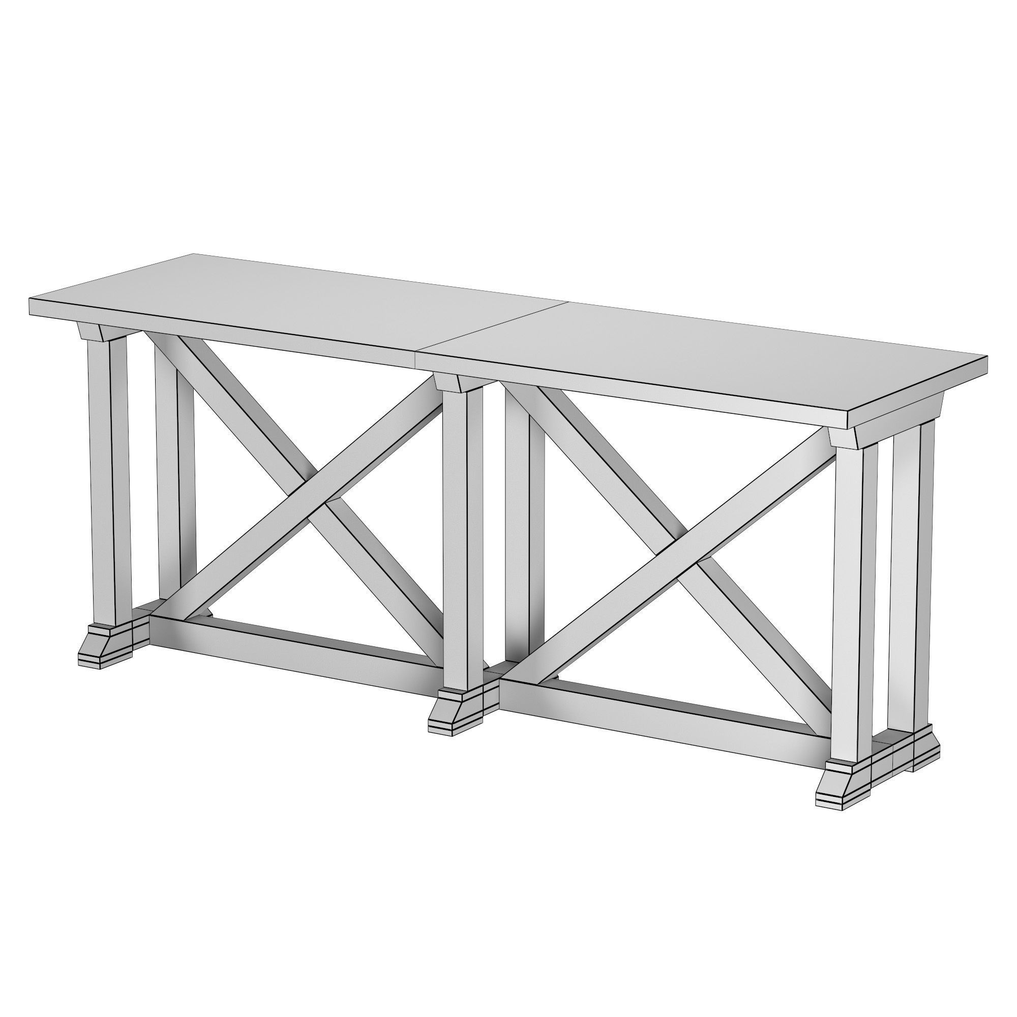 Ralph Lauren Console 3D model | CGTrader