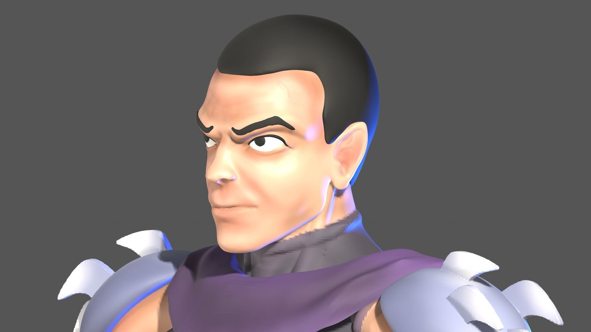 Shredder from the cartoon TMNT free 3D model | CGTrader