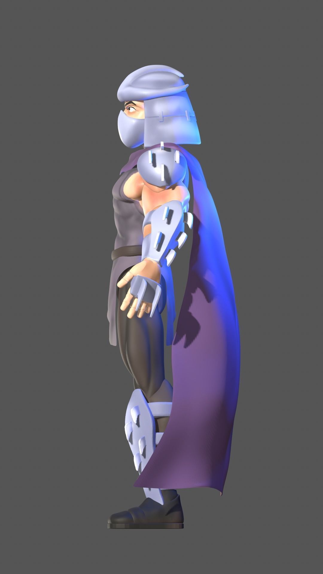 Shredder from the cartoon TMNT free 3D model | CGTrader