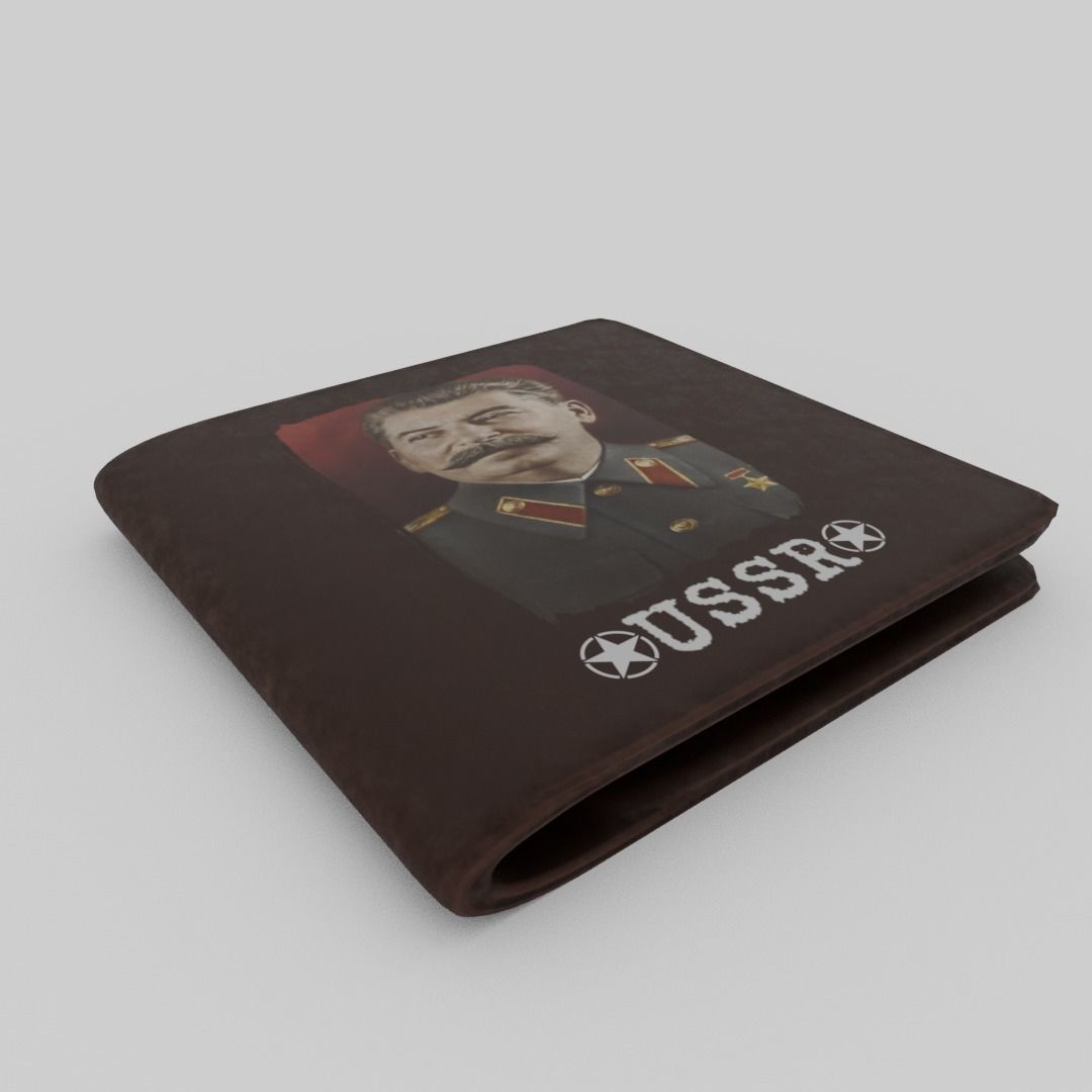 3D model Joseph Stalin wallet VR / AR / low-poly | CGTrader