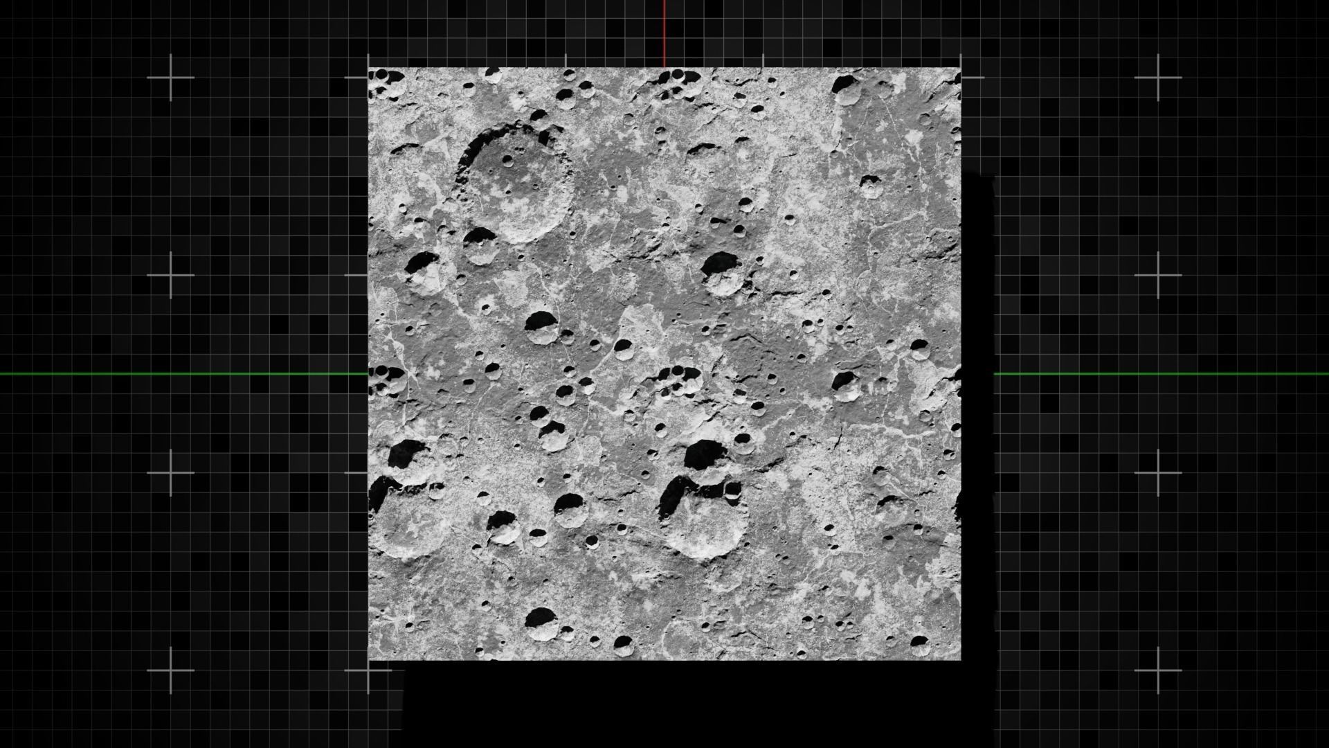 Moon Terrain 1 3D model | CGTrader