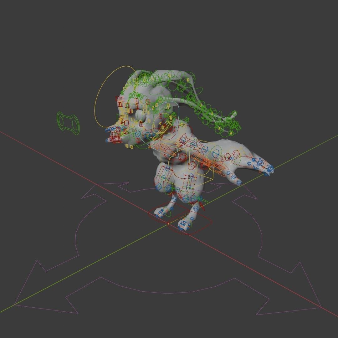 Crow Character Model free VR / AR / low-poly 3D model animated rigged ...