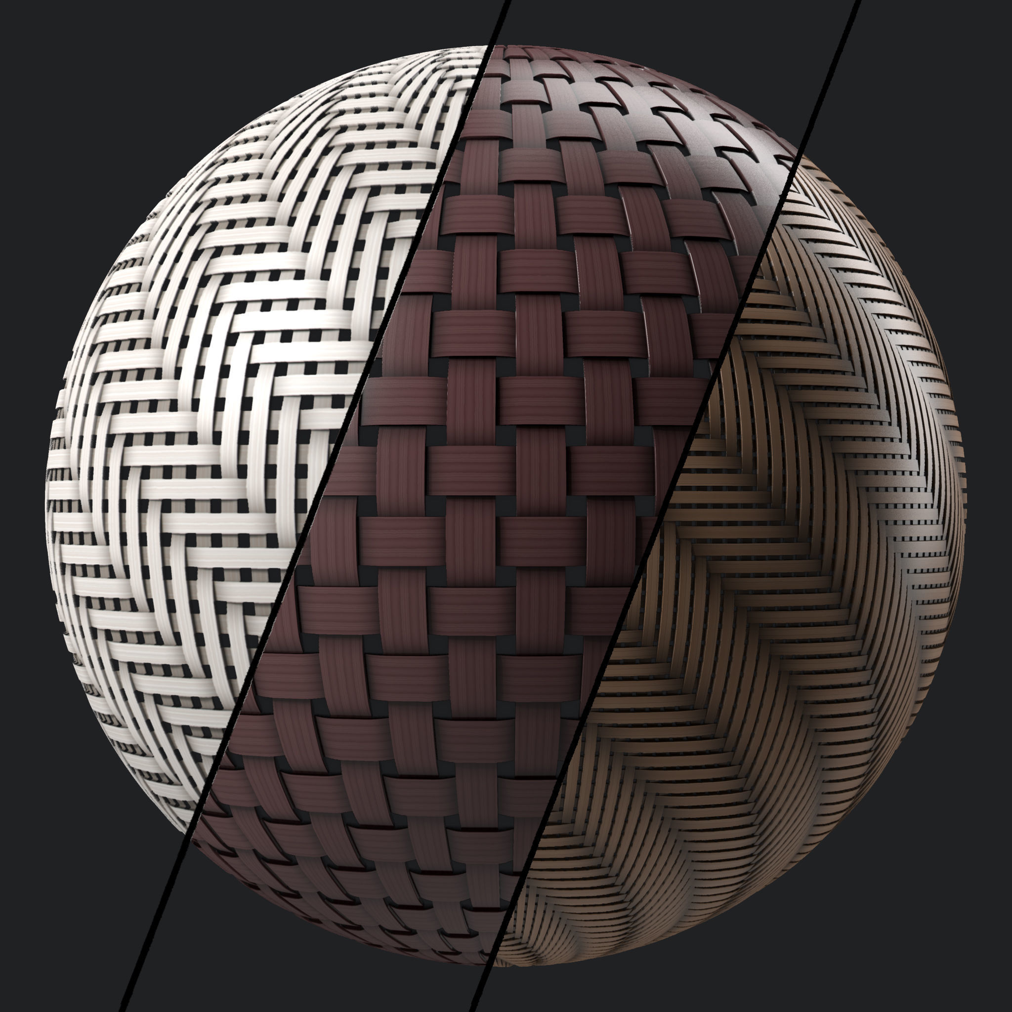 Texture Wicker materials 25- PBR 4k Seamless VR / AR / low-poly | CGTrader