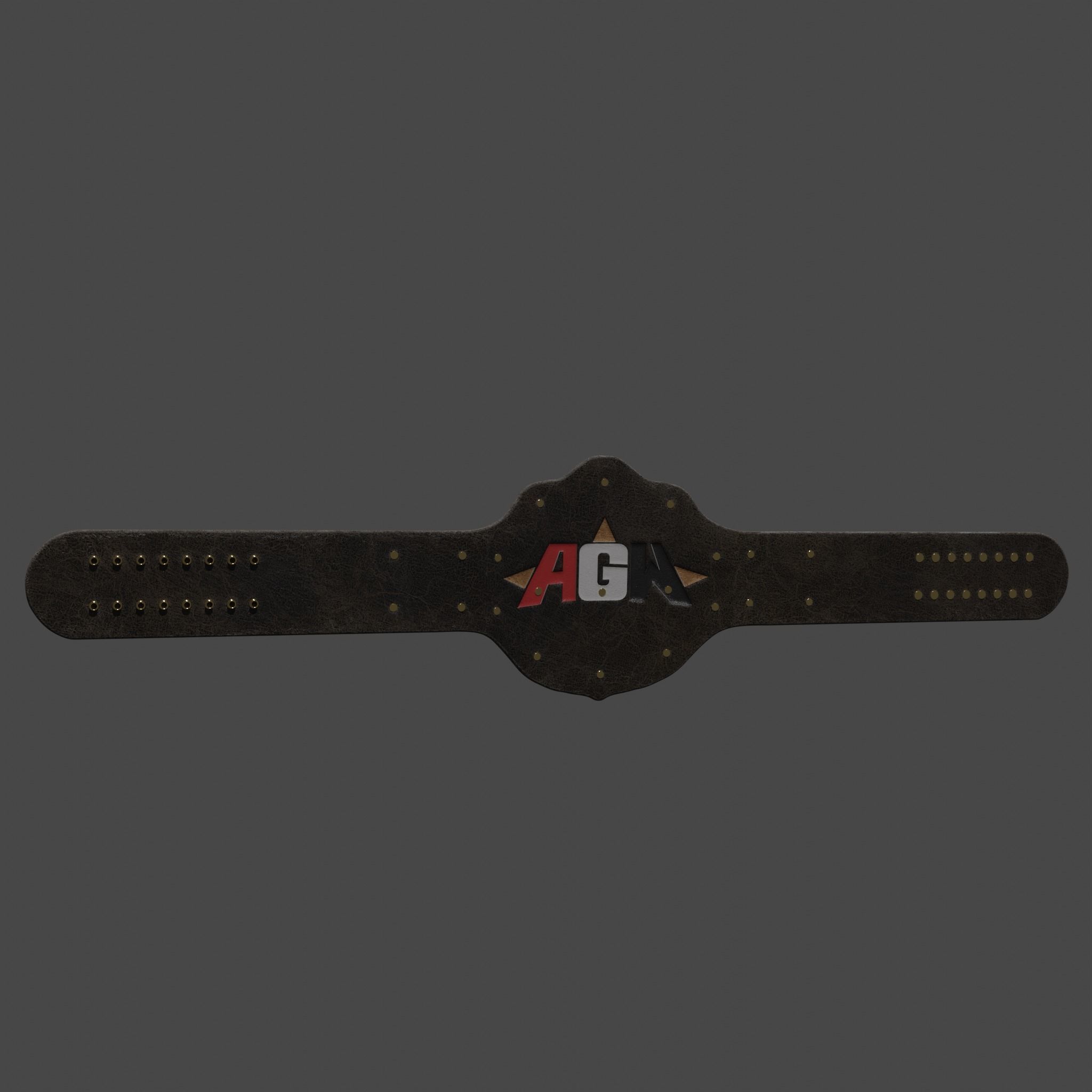 NWA WCW WORLD HEAVYWEIGHT WRESTLING CHAMPION free 3D model | CGTrader