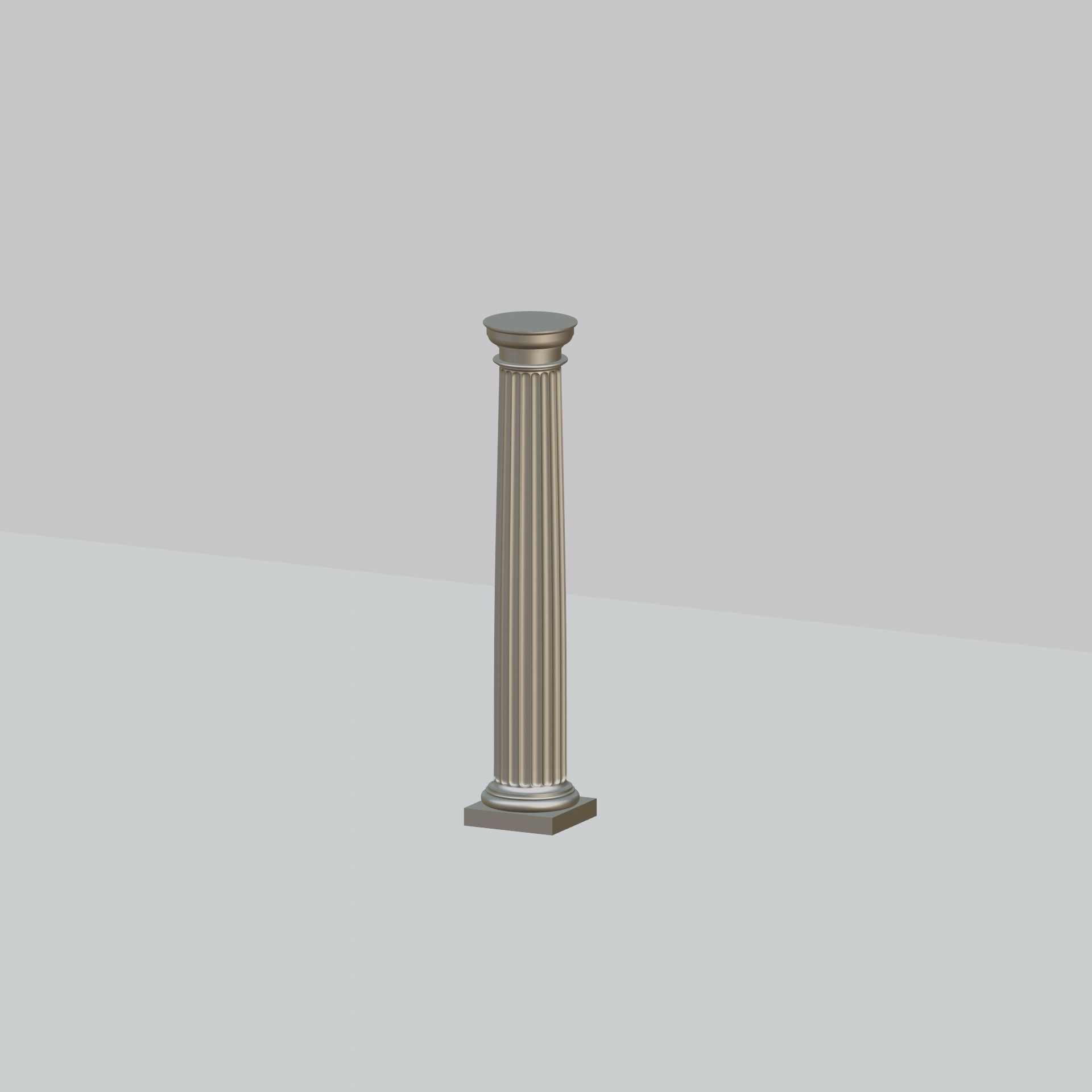 doric column free 3D model 3D printable | CGTrader