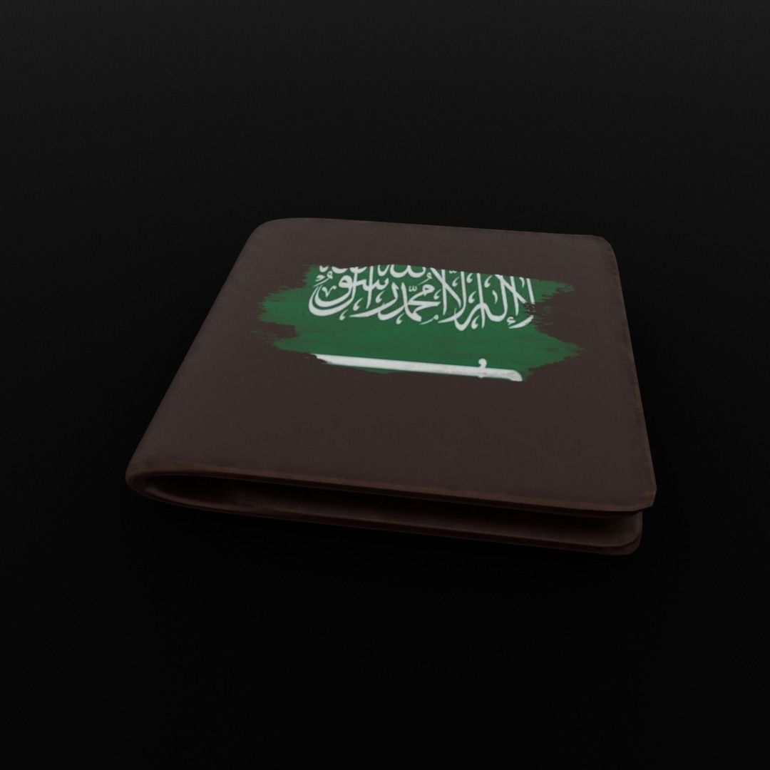 Saudi Arabia wallet 3D model | CGTrader