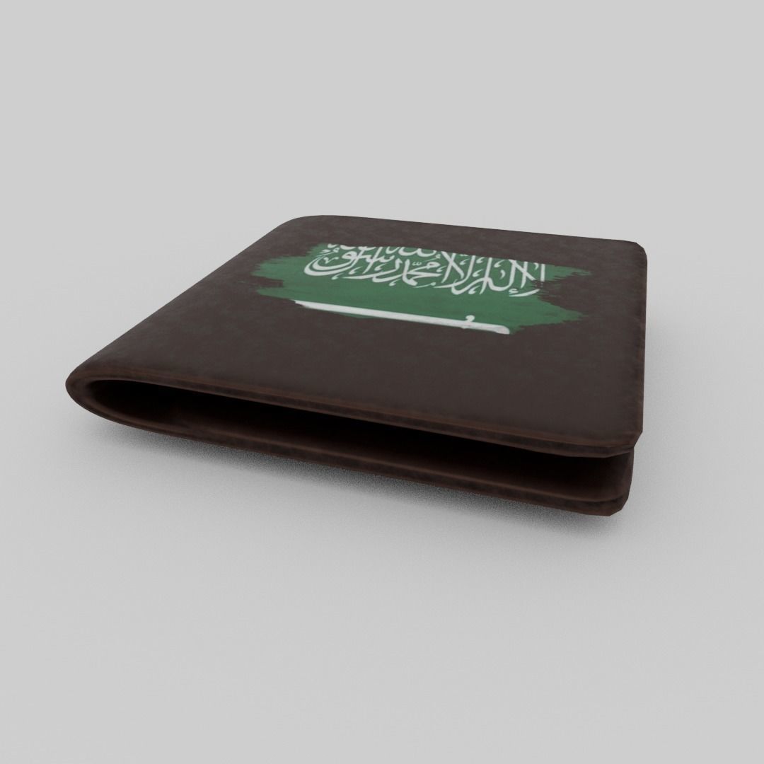 Saudi Arabia wallet 3D model | CGTrader
