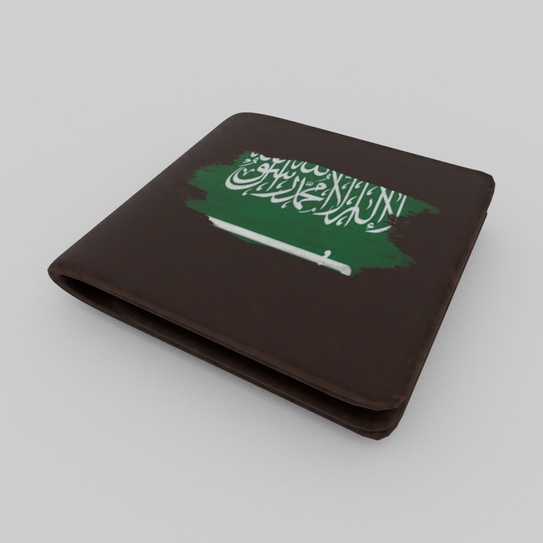 Saudi Arabia wallet 3D model | CGTrader