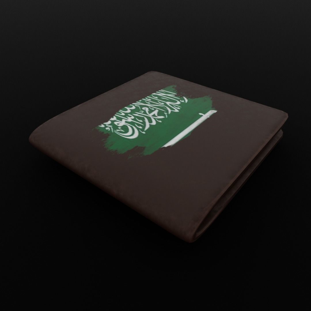 Saudi Arabia wallet 3D model | CGTrader