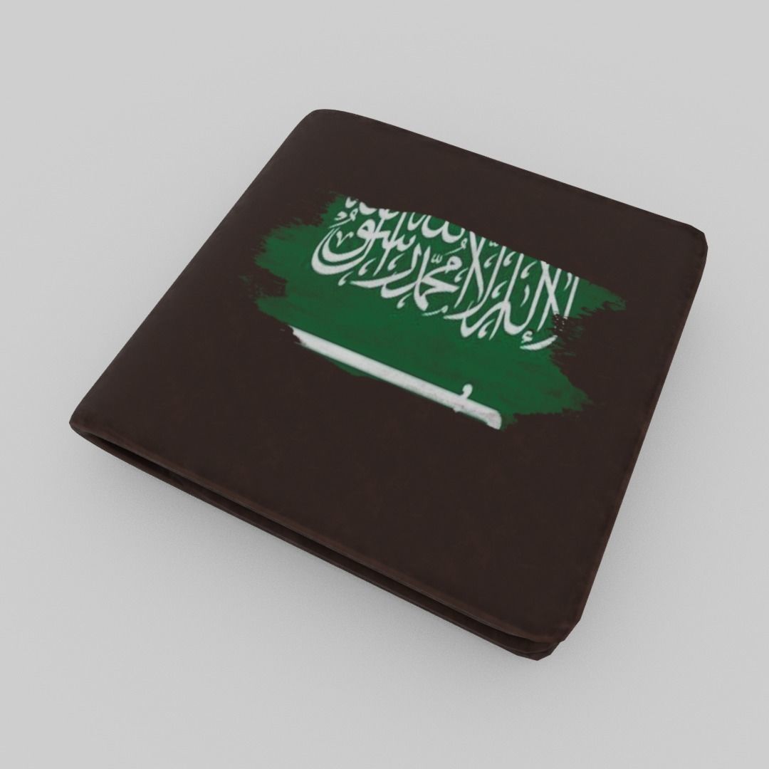 Saudi Arabia wallet 3D model | CGTrader
