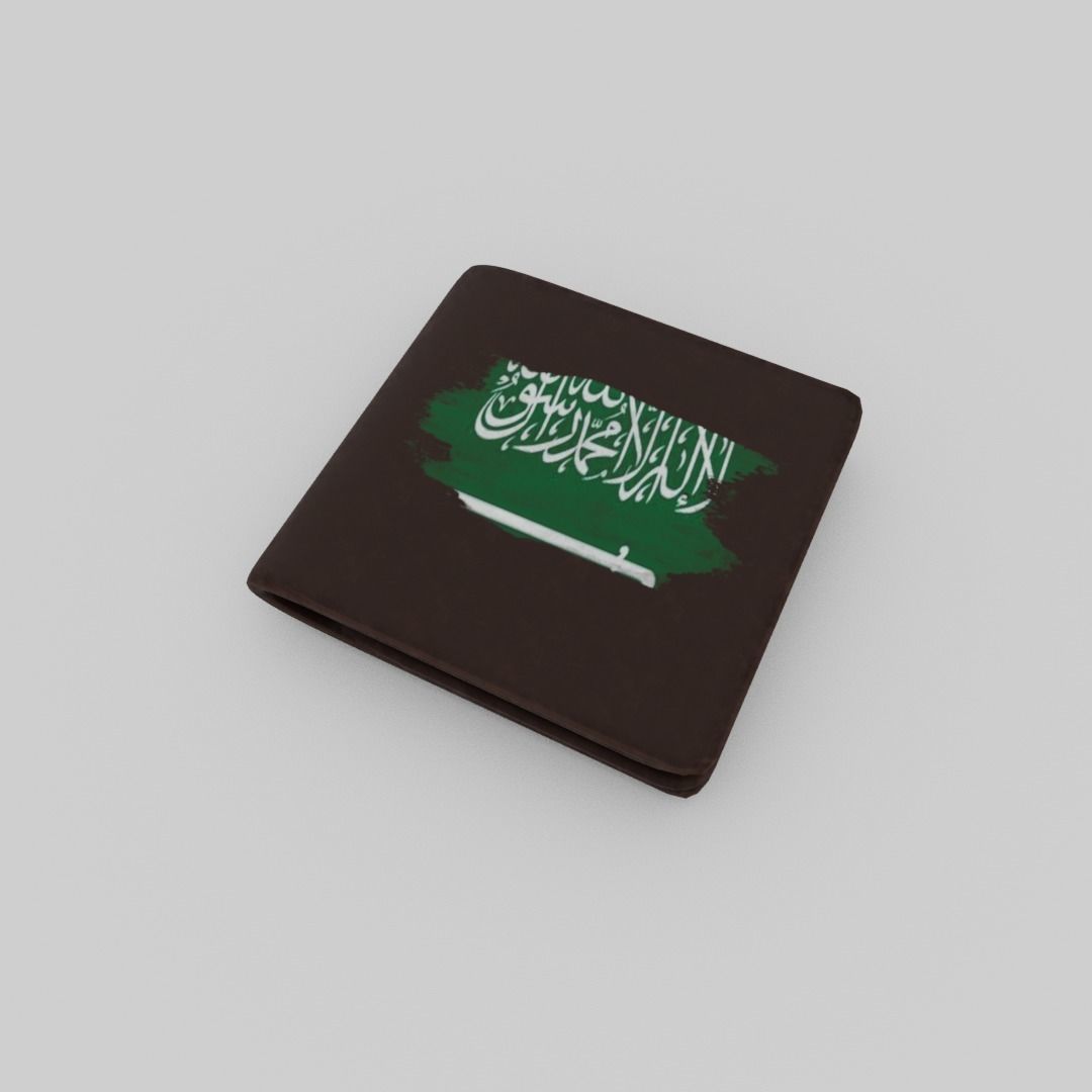 Saudi Arabia wallet 3D model | CGTrader