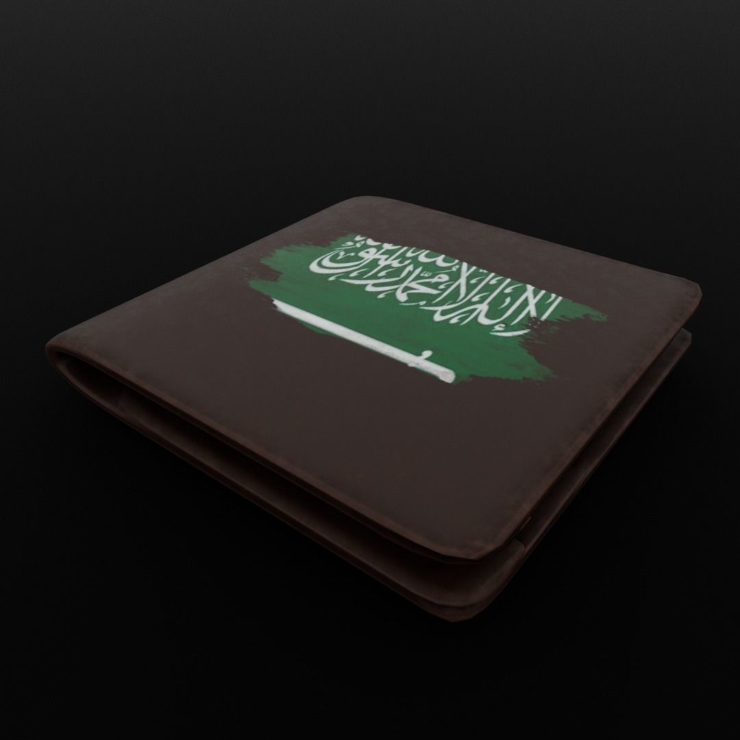 Saudi Arabia wallet 3D model | CGTrader