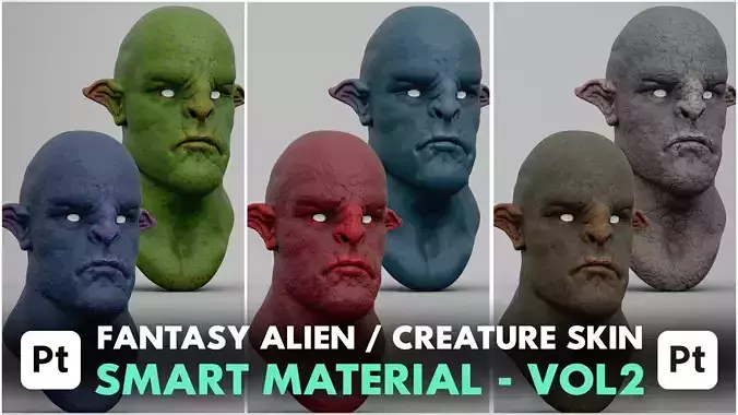 Fantasy Alien-Creature-Animal Skin Smart Material Texture | CGTrader