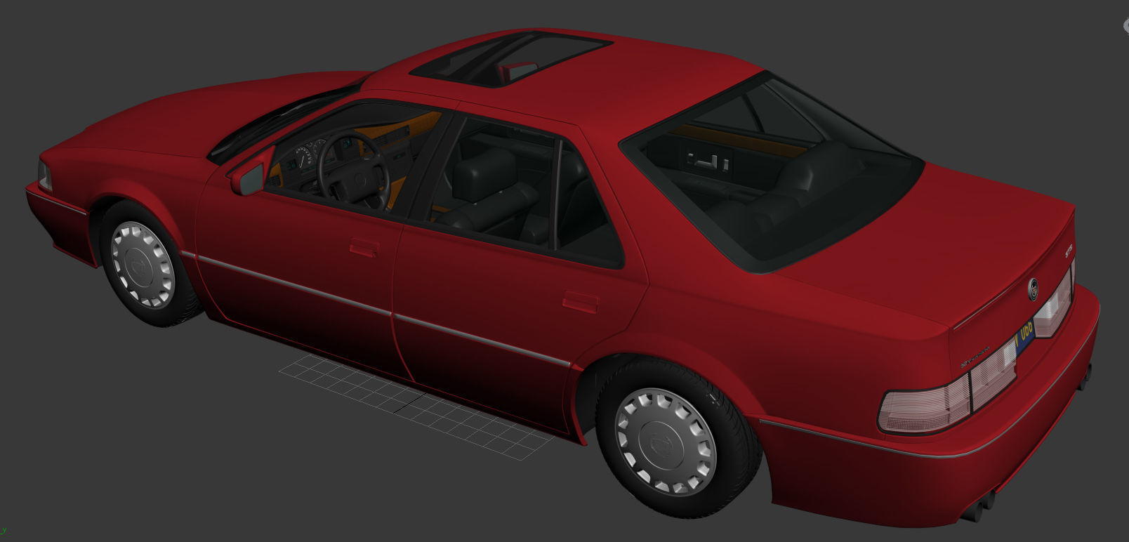 Cadillac SeVille STS 3D model | CGTrader