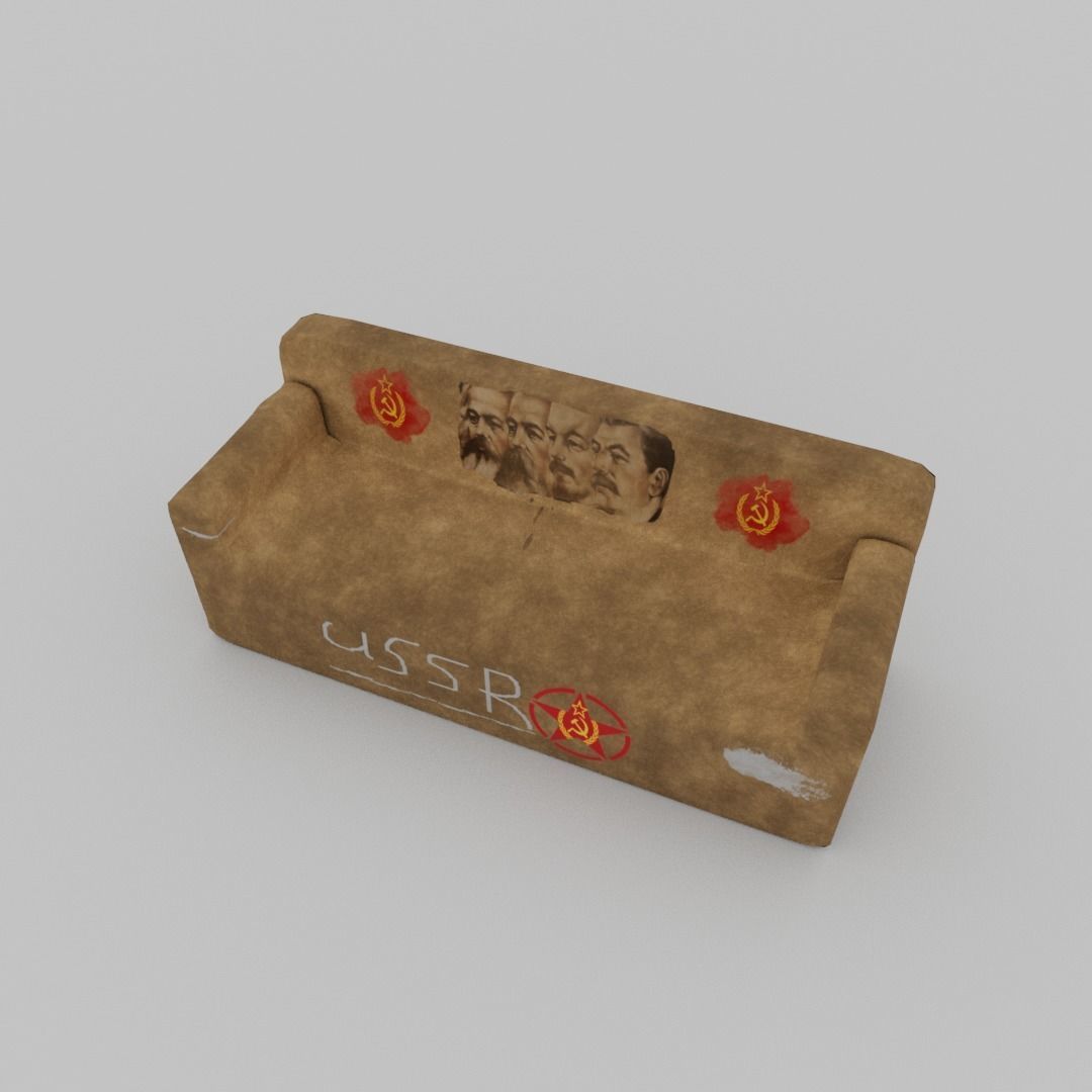 Soviet Union couch 3D model | CGTrader