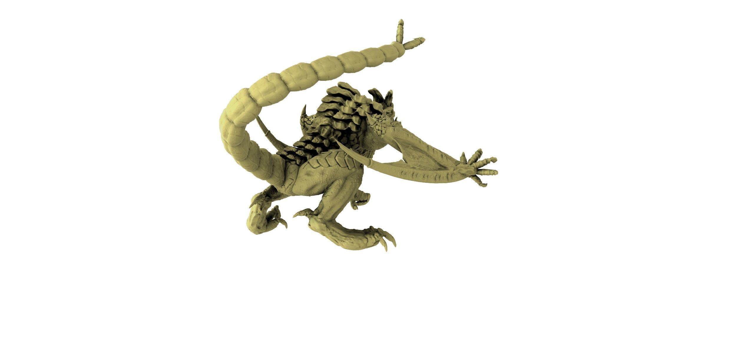 SPITTING SCORPION DRAGON 3D model 3D printable | CGTrader