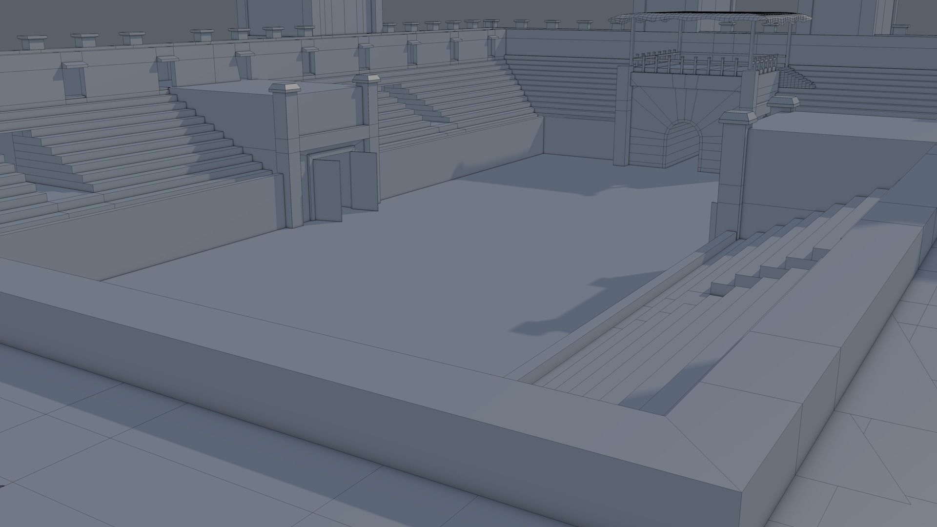 Ancient Gladiator Arena 3D model | CGTrader