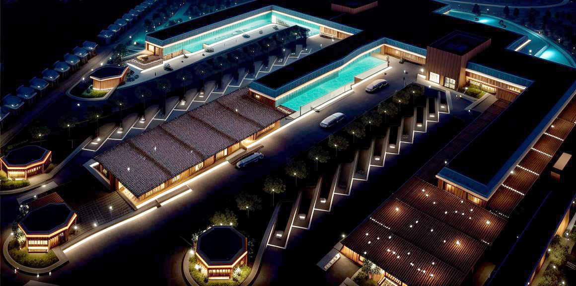 Bus terminal parking lot 3d model 3D model | CGTrader