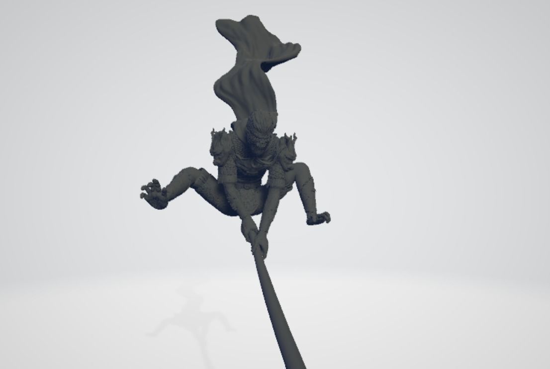 Monkey King 3D Printing Sculpture 3D model 3D printable | CGTrader
