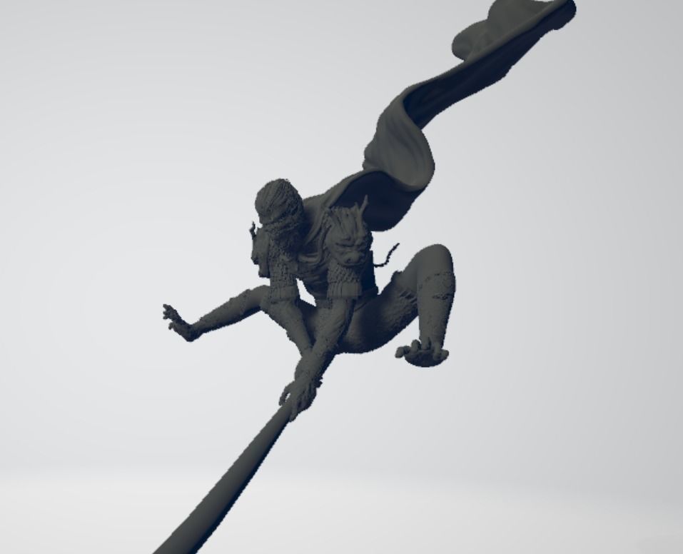Monkey King 3D Printing Sculpture 3D model 3D printable | CGTrader