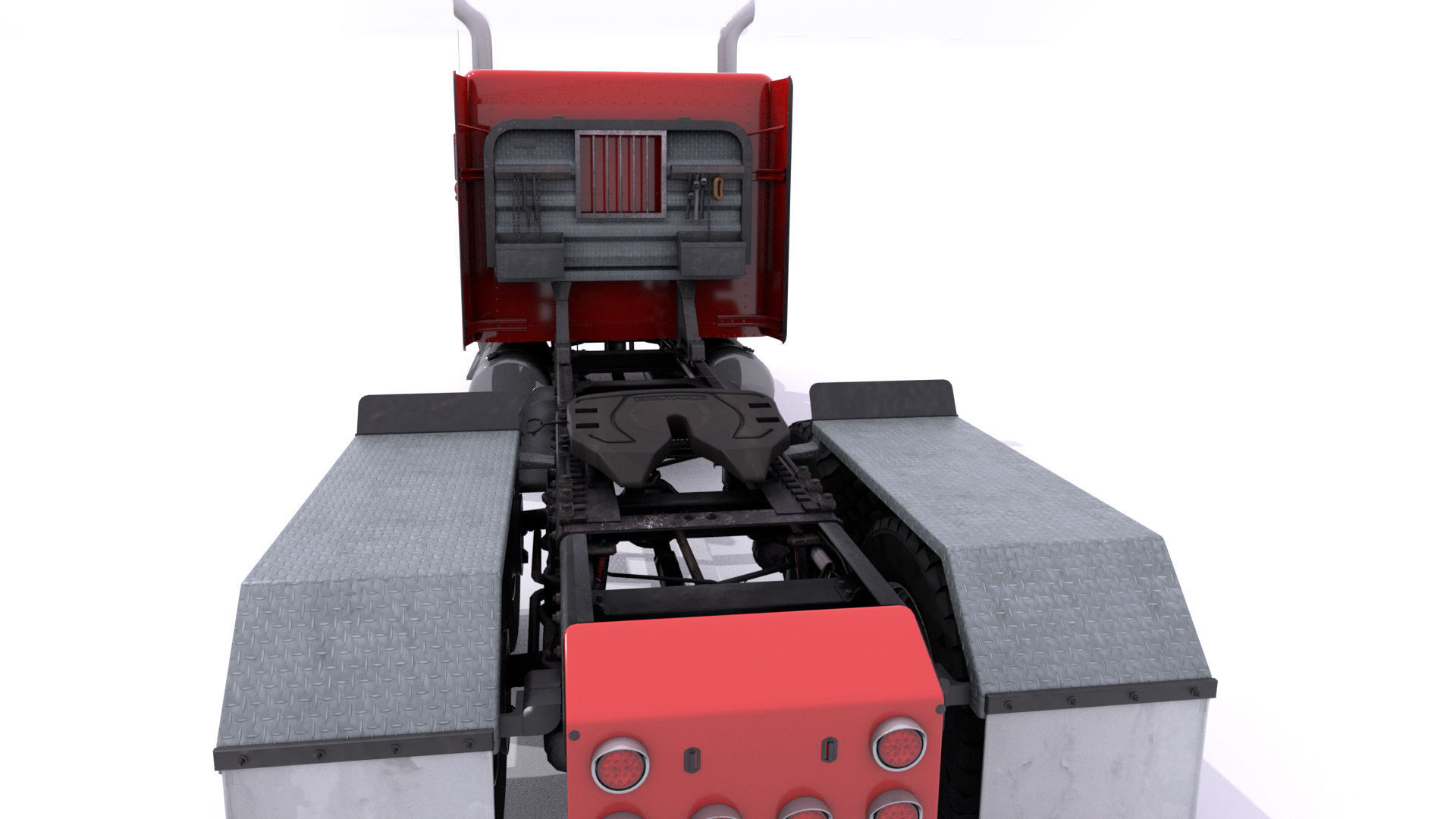 Kenworth T800 Semi Truck Heavy Haul 3D model | CGTrader
