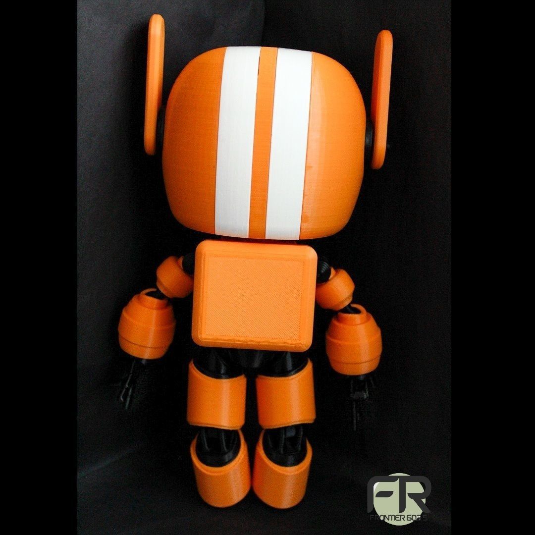 Orange bot - LOVE DEATH ROBOTS 3D model 3D printable | CGTrader