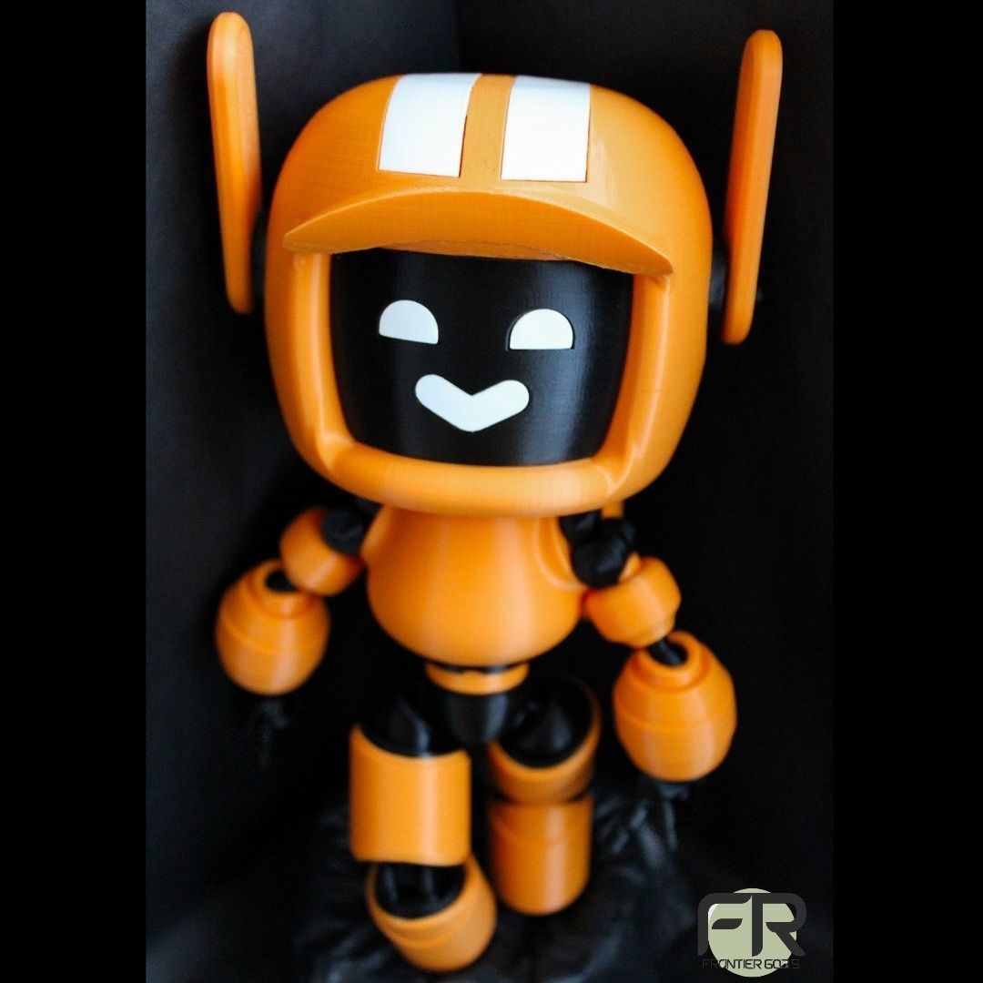 Orange bot - LOVE DEATH ROBOTS 3D model 3D printable | CGTrader