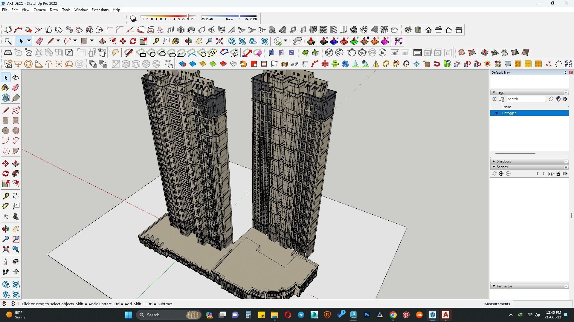Art deco sketchup 3D model | CGTrader