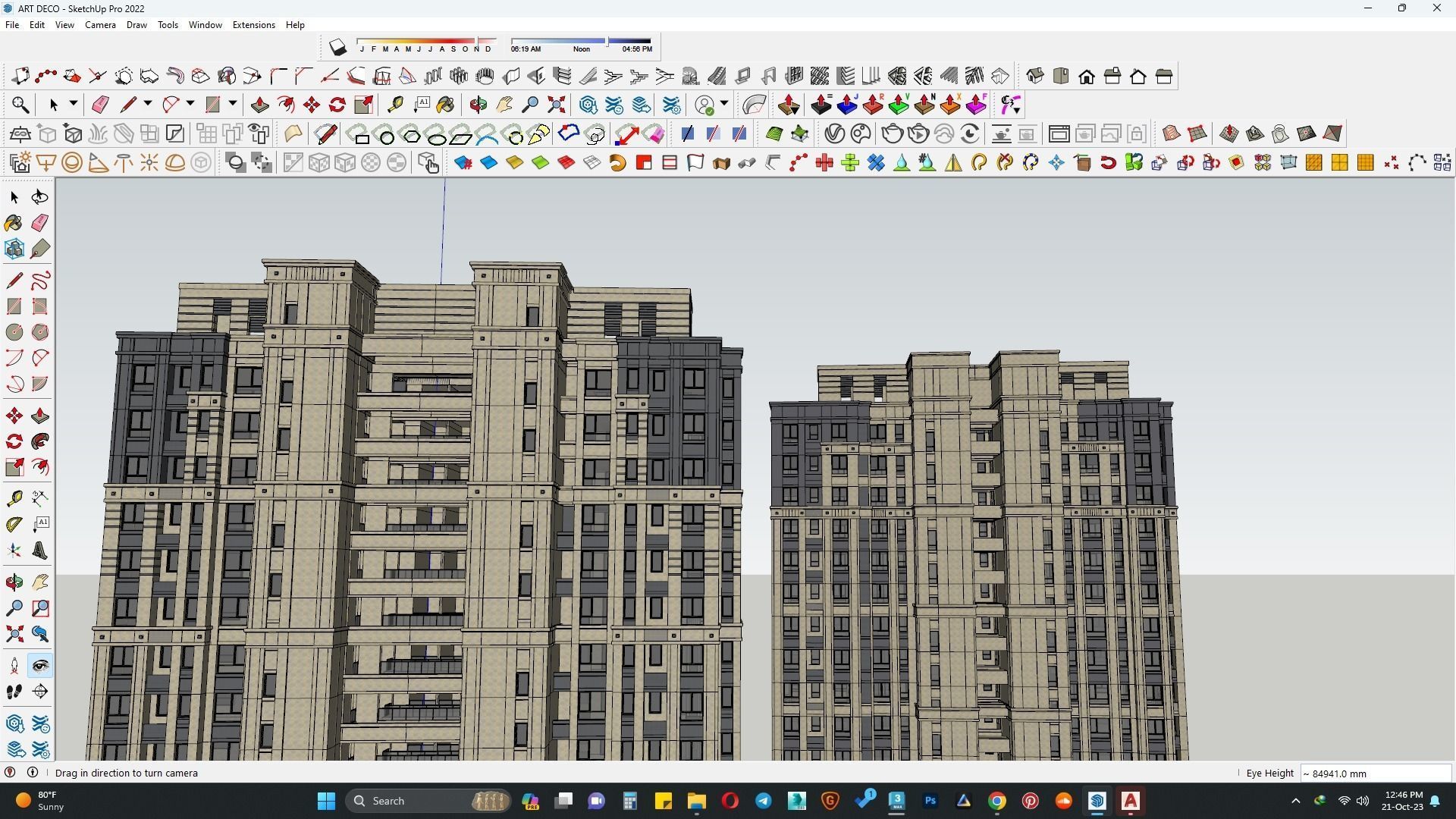 Art deco sketchup 3D model | CGTrader